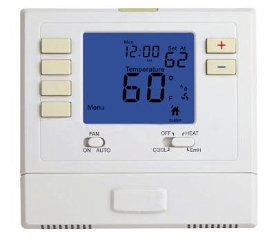 China T725 7-Day Programmable Thermostat 2 Heat 1 Cool with 41-95°F Range and 24V/Battery Power for sale