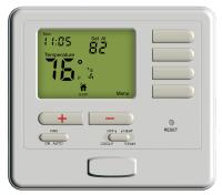 China 2 Heat 2 Cool 7 Day Programmable Thermostat For Heat Pump With Auxiliary Heat for sale