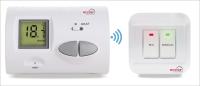 China Non-Programmable Wireless Room Thermostat 868MHz Digital Fan Coil Controller 5-35°C Range 8A 230VAC for sale