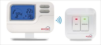 China S2303 Wireless Boiler Room Thermostat with LCD Display - 7-Day Programmable, 230V AC, 50m Range for sale
