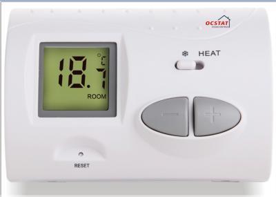 China Digital Heat Pump Thermostat Model Q3 with 8A 230VAC Rating and 110x75x45mm Dimensions for HVAC Systems for sale