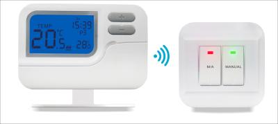 China 7 Day Programmable Underfloor Heating RF Room Thermostat 16A 230V with 200m Range and 868MHz Frequency for sale