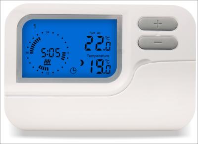 China Programmable HVAC Thermostat Heating And Cooling With LCD Display for sale