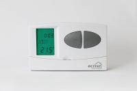 China Wireless RF Electronic Programmable Thermostat For Heating System 868MHZ Radio Frequency for sale
