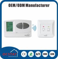 China RF Electronic Programmable Thermostat For Heating  system 868MHZ radio frequency wireless room thermostat HVAC for sale