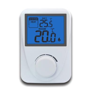 China Riseem Heating And Cooling Omron Room Non-programmable Thermostat Large LCD Digital HVAC System for sale