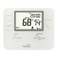 China Riseem 230V Electronic 7 Day Programmable Home Thermostat Blue Backlight Customized Color for sale
