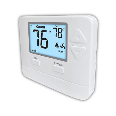 China HVAC Heating WIFI LCD ABS Non Programmable Digital Home Thermostat 24V for sale