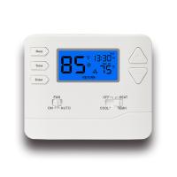 China Battery Or 24V Power Digital Non-programmable Room Thermostat For Heat Pump for sale