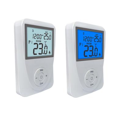 China Riseem Programmable Gas Boiler Room Heating Thermostat Temperature Controller Energy-Saving for sale