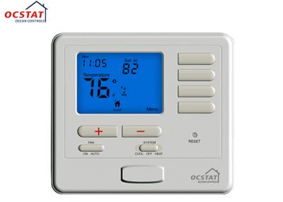 China Universal Floor Heating 7 Day Programmable Thermostat Single Stage 24v Power Supply for sale