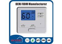 China Horizontal AC Digital Non Programmable Thermostat Single Stage Heating Cooling for sale