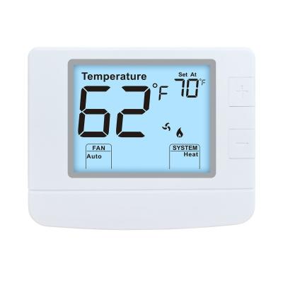 China Riseem STN1020 24V LCD Digital Thermostat - 1 Heat 1 Cool HVAC Control with 41°F-95°F Range for sale