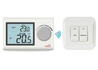 China Water Heating System Wireless Digital Room Thermostat , Rf Boiler Heat Thermostat for sale