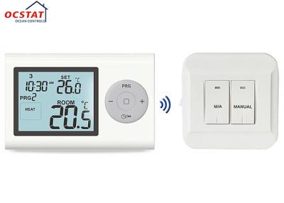China User Friendly Programmable Electronic Room Thermostat for HEAT / Cool Style Energy Saving for sale