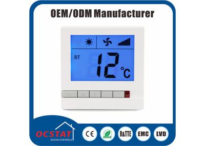 China 230V AC FCU Digital Thermostat with 0.5℃ Precision Control for Household Heating and Air Conditioning Systems for sale