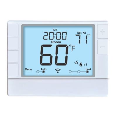 China Riseem 24V Non Programmable Room Air Conditioning Heat Pump 2 Heat 1 Cool Thermostat For Home for sale