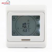 China Weekly Programmable Touch Screen Temperature Digital Room Thermostat 230VAC for sale