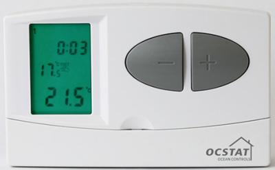 China Riseem Wireless Room Thermostat with 7-Day Programmable LCD Display and 868MHz RF Communication for sale
