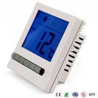 China White Digital Air Conditioner Controller Fan Coil Thermostat OCTK305AC - 230V AC, 5-35°C Temperature Control Range for sale