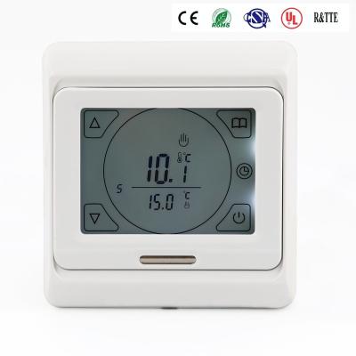 China OCSTAT OCTK667W 7-Day Programmable Underfloor Heating Thermostat with Touch Screen 5-40°C Control Range for sale