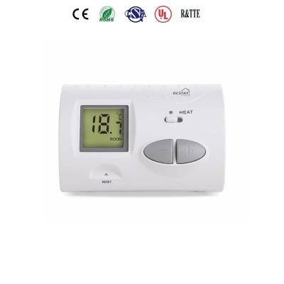 China Riseem Temperature Control Heating Non Programmable Thermostat With ON / OFF Switch Only for sale