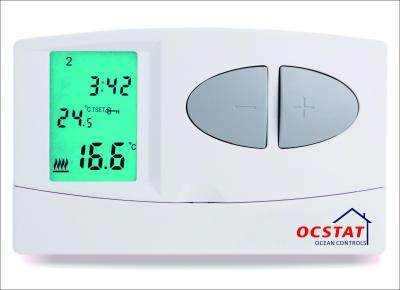 China Floor Heating Battery Operated Digital Home Thermostat With Weekly Programmable for sale