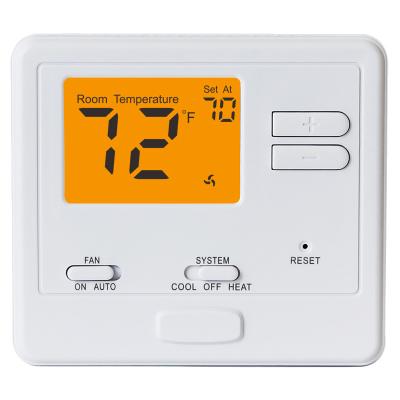 China Non - Programmable Digital Underfloor Heating Thermostat , HVAC Thermostat 24V With Backlight for sale