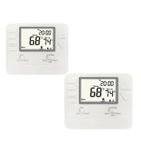 China Single Stage Menu Drive Gas Configurable RF Programmable Room Thermostat 24V for sale