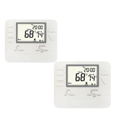 China Single Stage Menu Drive Gas Configurable RF Programmable Room Thermostat 24V for sale