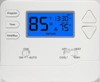 China Digital Display Style 7 Day Programmable Thermostat Made Of Anti Flammable ABS PC Material for sale