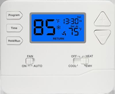 China Digital Display Style 7 Day Programmable Thermostat Made Of Anti Flammable ABS PC Material for sale