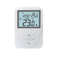 China 230V 7 Day Programmable White Color Gas Boiler Digital Heating Room Thermostat for sale