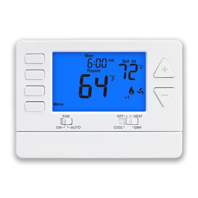 China Innovative Control Mode Heating And Cooling Switch Electronic Room Thermostats With 24V Power for sale