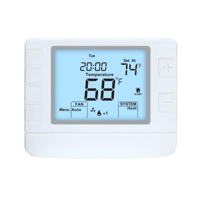 China LCD Backlight Heat Pump Programmable Air Conditioner Thermostat for sale