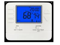 China White LCD Display Digital Room Thermostat For Precise Temperature Control for sale