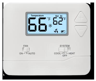 China Non-Programmable ABS Heating Room Thermostat Programmability and Durability for Optimal Performance for sale