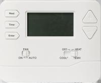 China White Programmable Room Thermostat Powered by Battery for Precise Temperature Control for sale
