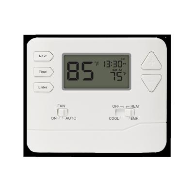 China LCD Display Battery Powered Room Heating Thermostat for Customized Temperature Control for sale