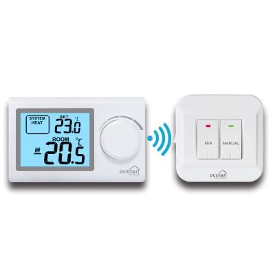 China 230V Digital Non-programmable Wireless Room Underfloor Heating Room Thermostat for sale