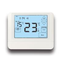 China Energy Saving Wifi 24V Wireless Room Thermostat Weekly Programmable Air Conditioner Thermostats for sale