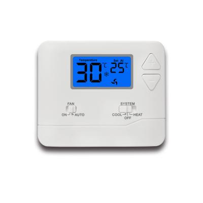 China 24V Power Air Conditioner Thermostat Single Stage Room STN601 for sale