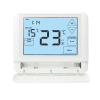China Battery Or 24V Compatible 7 Day Programmable Thermostat With Digital Display And User-Friendly Controls for sale