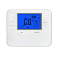 China Energy-Saving Air Conditioning Thermostat System with 24VAC Or Battery Power Supply and Flame Retardance ABS for sale