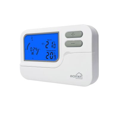 China Anti-flammable ABS Housing Material HVAC Thermostat Cooling Compatibility Battery 24V battery for sale