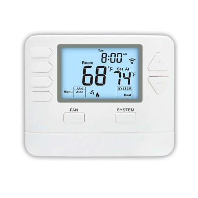 China Accurate Control Mode HVAC Thermostat for Heating And Cooling Display Accuracy ±1℉ under 68℉ Power Supply 24VAC Or Battery for sale