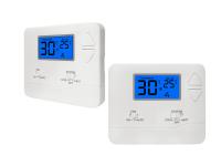 China Riseem ABS Housing Material Wired Room Thermostat with ±1C Accuracy and Manual/Automatic Control Mode for sale