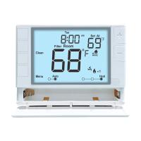 China Coiiwsei Hotel and House Indoor Efficiency Electronic Room Thermostat with Lcd Display in White/Blue for sale