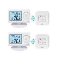 China Wall-mounted RF Room Thermostat with ABS Materials and Anti-flammable Properties for sale