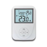 China White LCD Display Underfloor Heating Room Thermostat for Underfloor Heating Systems Compatibility for sale